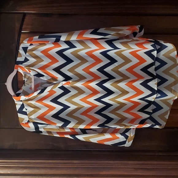 Tacera | Tops | Chevron Blouse | Poshmark
